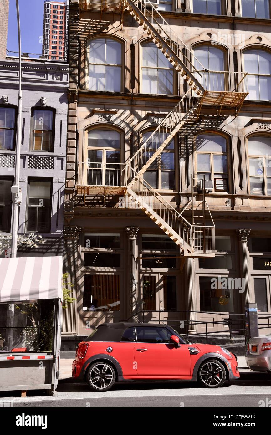 Old historic buildings in Manhattan, New York City, USA Stock Photo - Alamy