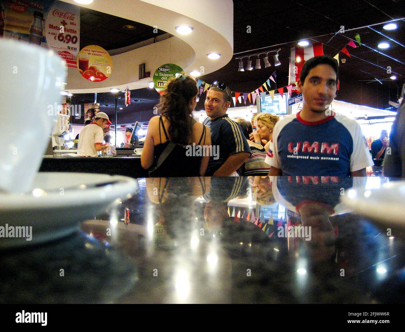 Highway rest station, Italy Stock Photo - Alamy