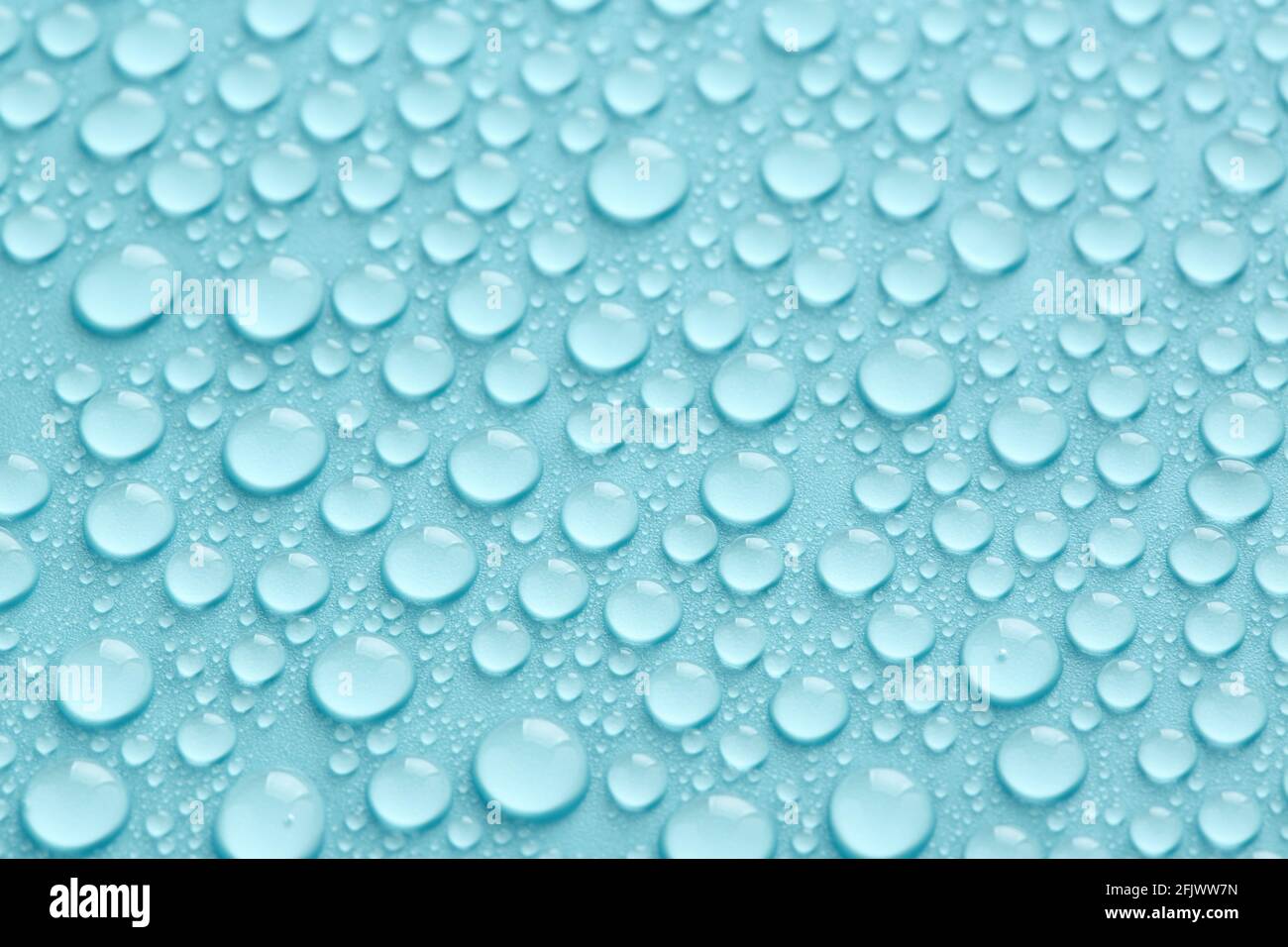 Pure water drops texture or clear background. Turquoise abstract ...