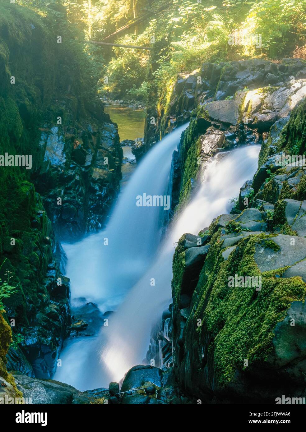 Sol Duc Falls Stock Photo - Alamy