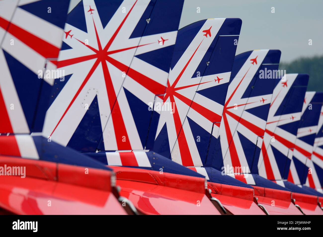 Red Arrows at RIAT Stock Photo - Alamy