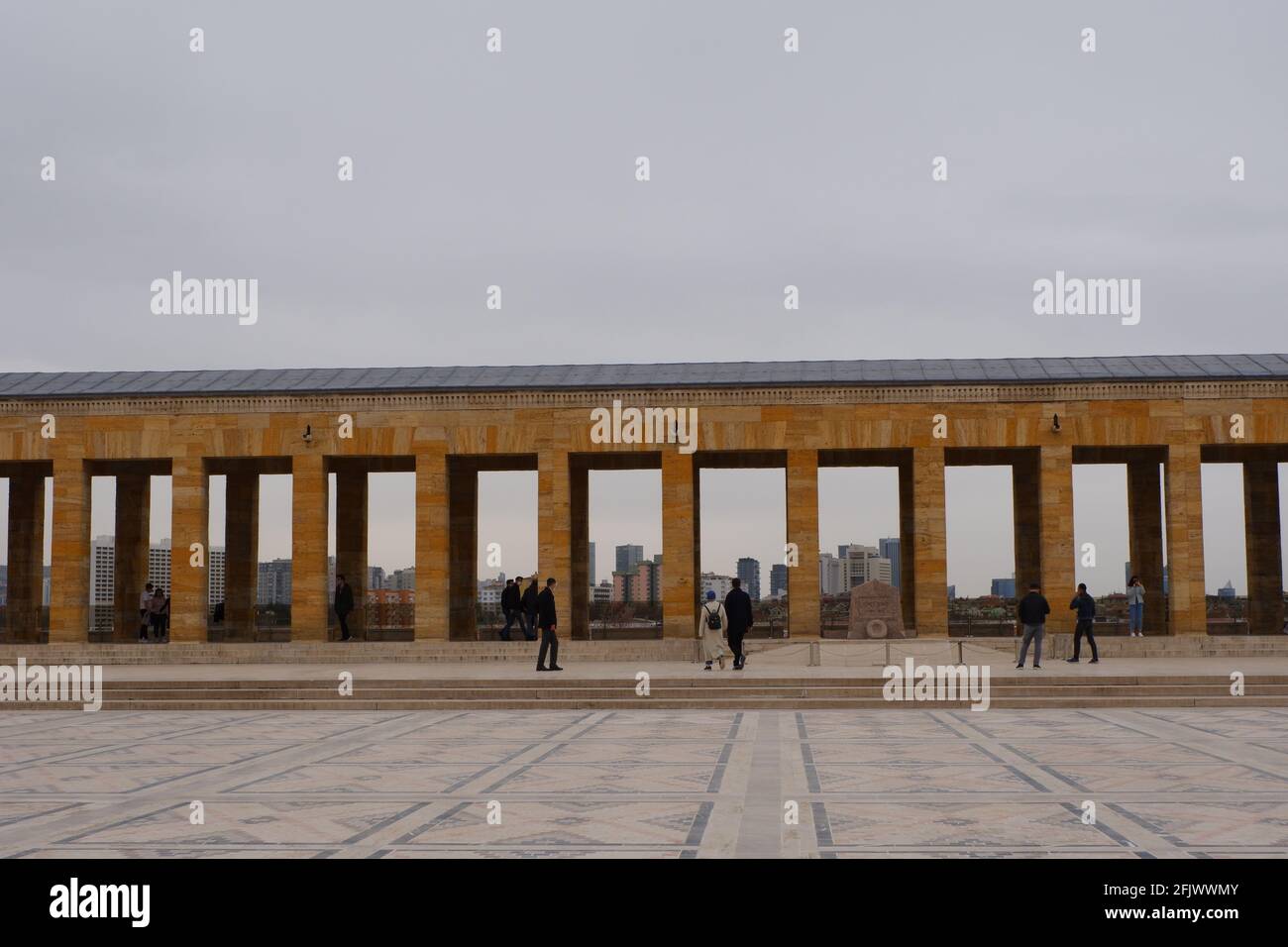 Main Square of Anıtkabir (Atatürk's Mausoleum) - Ankara Stock Photo - Alamy