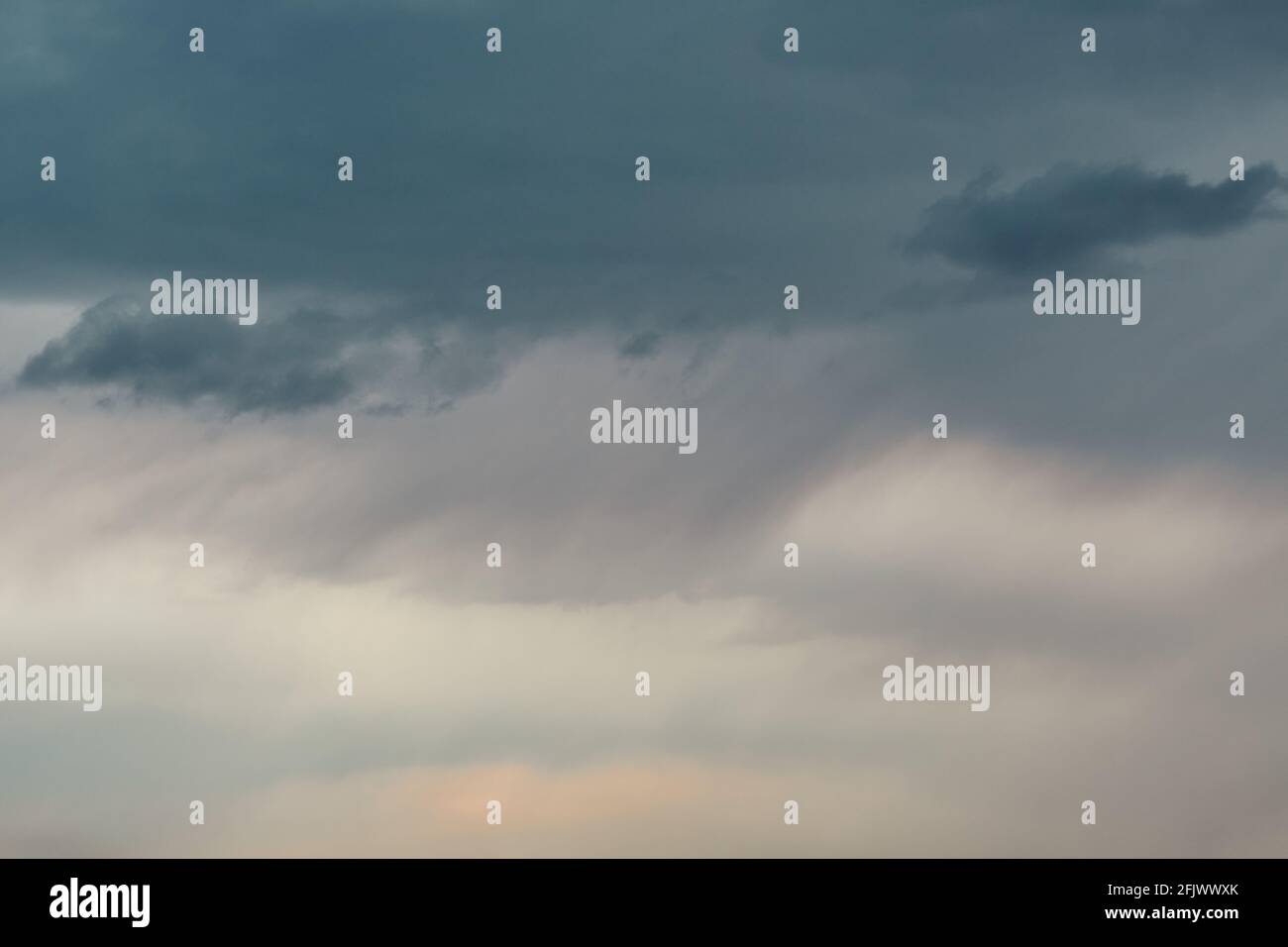 Overcast sky with rainy clouds. Dark grey abstract background. Bad ...