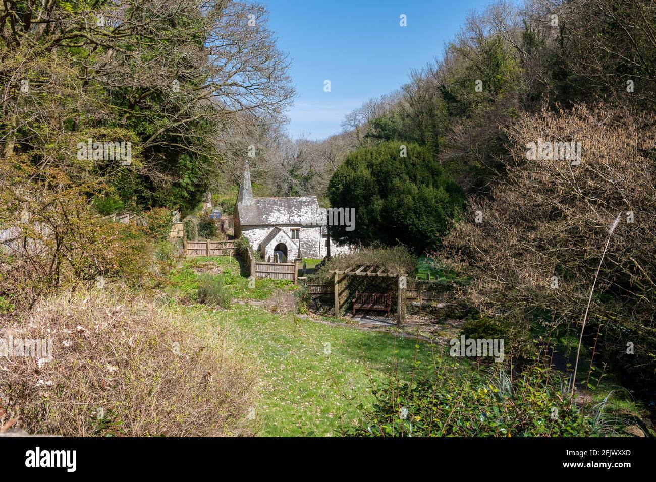 Culbone church.The smallest parish church in England Stock Photo - Alamy