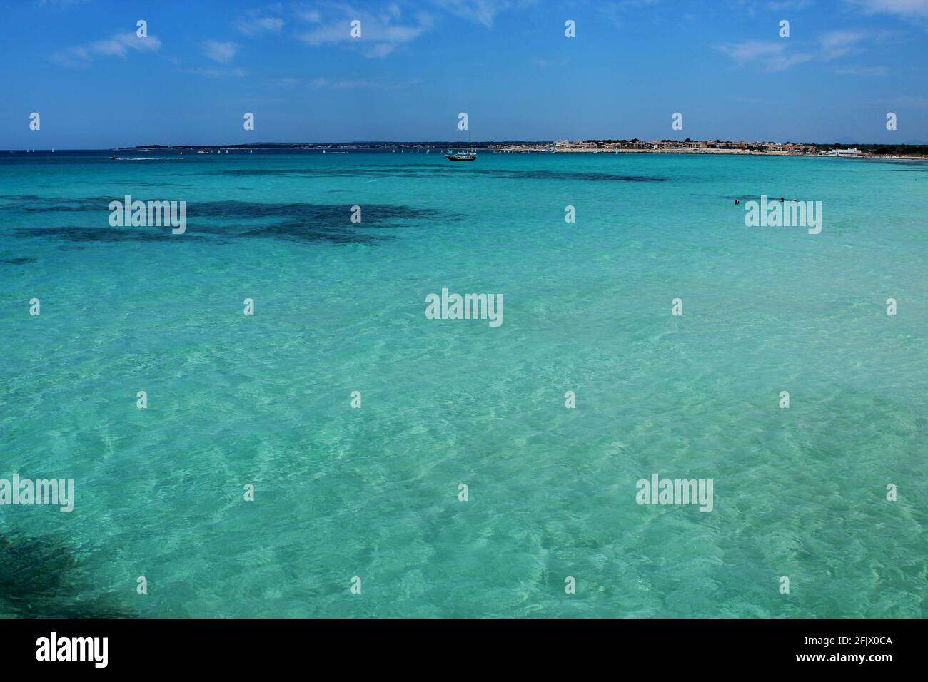 Es Trenc beach Stock Photo - Alamy