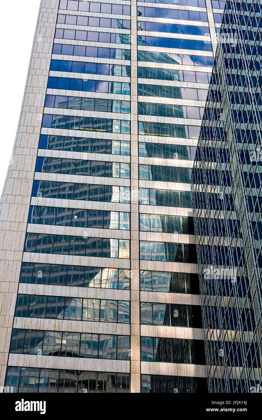 Grace Building (1114 Avenue of the Americas) - reflected in 1100 Avenue ...