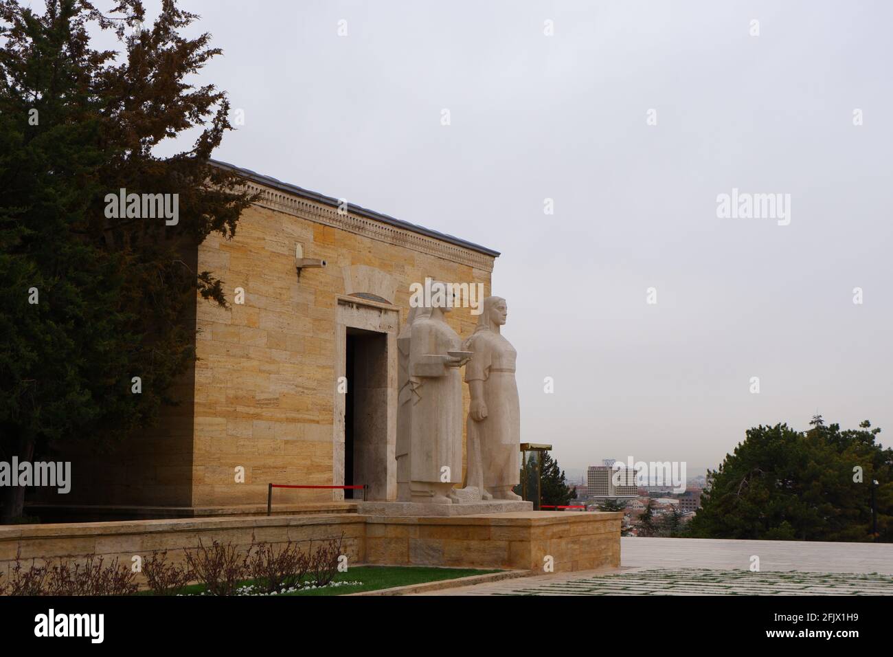 Monument of ataturk and modern turkish woman hi-res stock photography ...