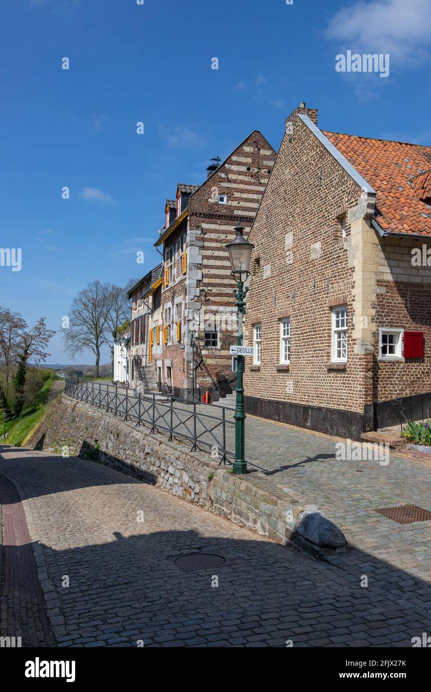 The historical centre of the small village Elsloo in South Limburg. The ...