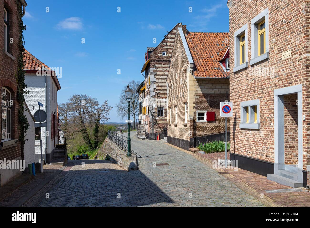 The historical centre of the small village Elsloo in South Limburg. The ...