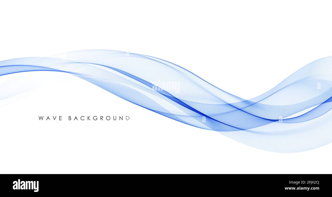 Vector abstract colorful flowing wave lines isolated on white ...