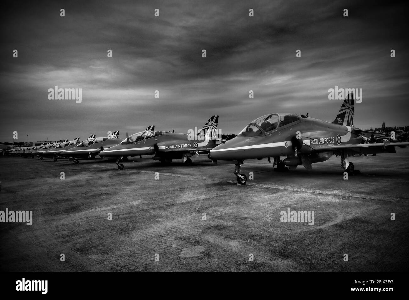 2014 raf typhoon display aircraft Black and White Stock Photos & Images ...