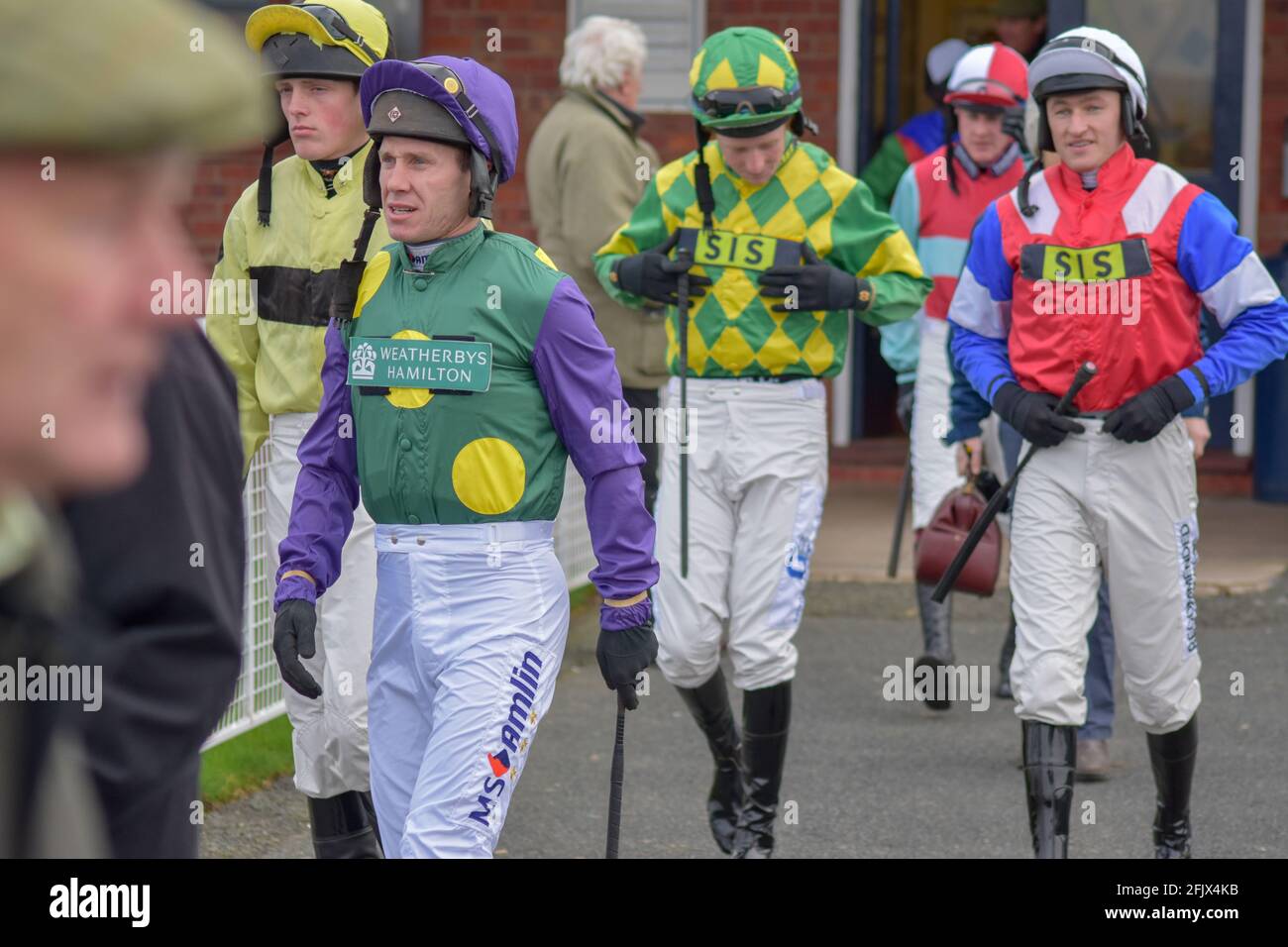 A day at the Races, Ludlow Racecourse in Shropshire Stock Photo - Alamy