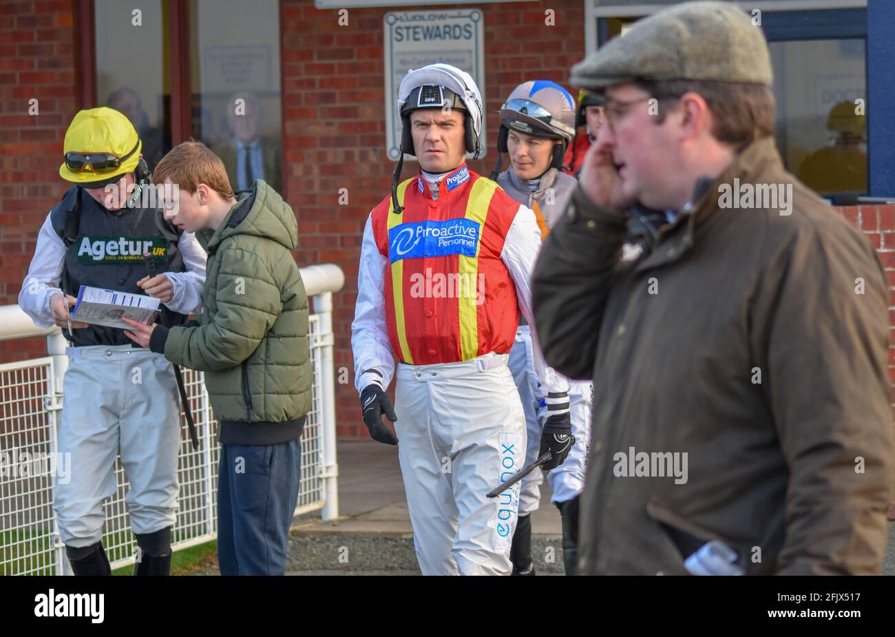 A day at the Races, Ludlow Racecourse in Shropshire Stock Photo - Alamy