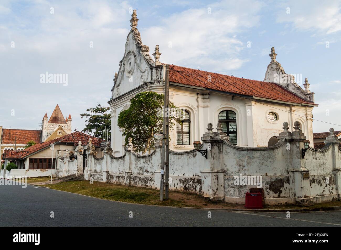 Dutch church in Galle Fort, Sri Lanka Stock Photo - Alamy