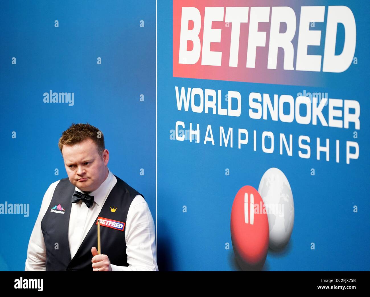England's Shaun Murphy during day 10 of the Betfred World Snooker ...