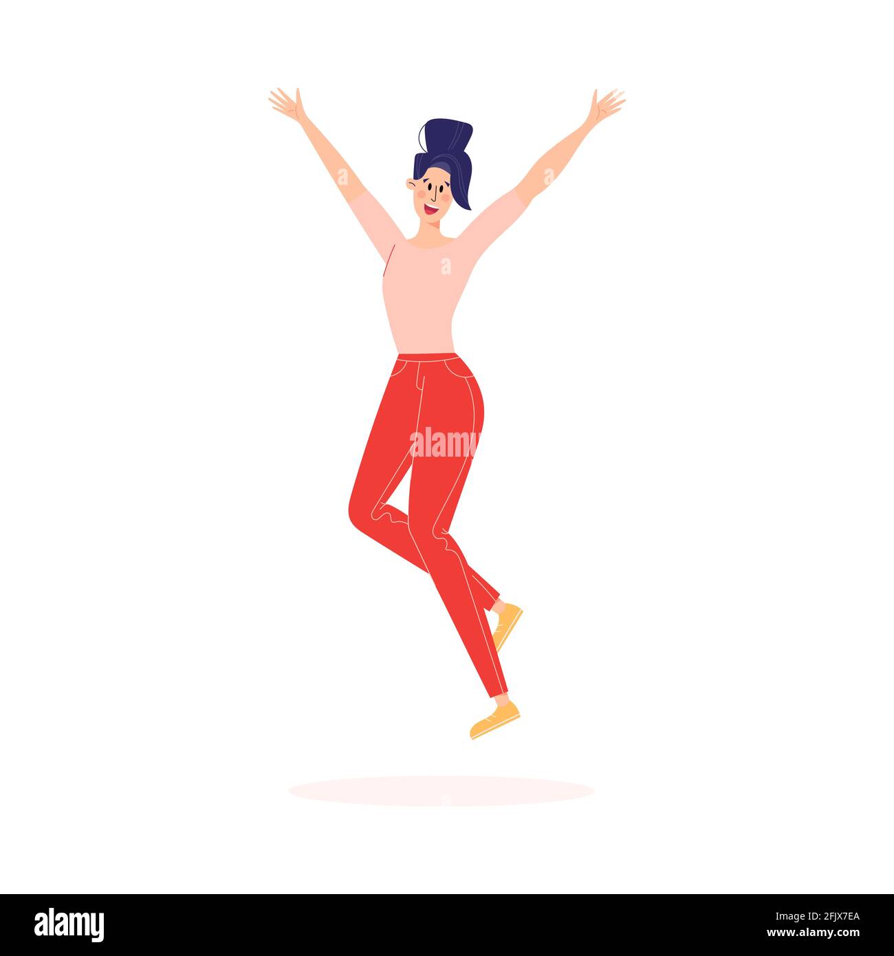 Black teenager people laughing Stock Vector Images - Alamy