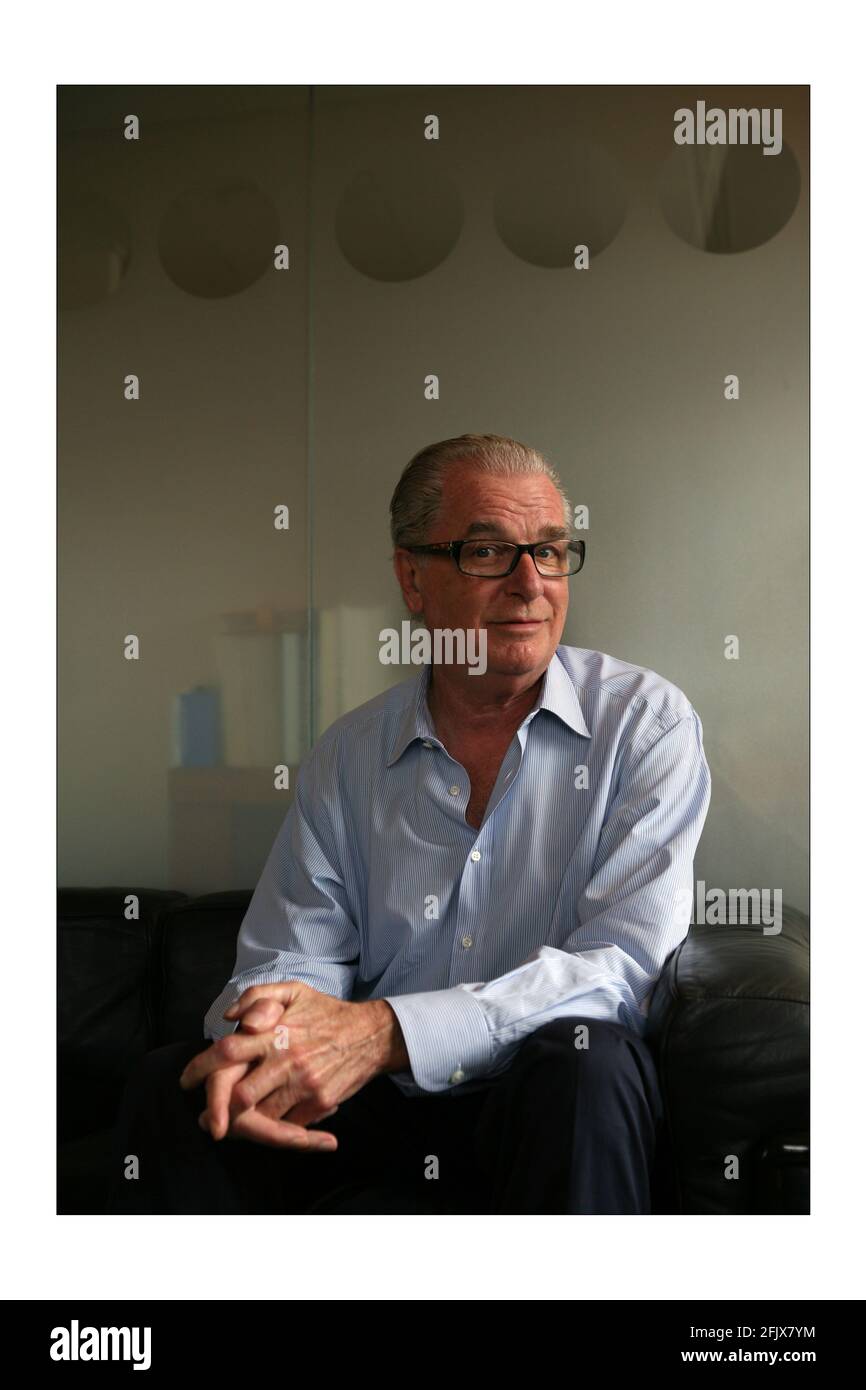 Lord Tim Bell in his Chime plc office in west London.photograph by ...