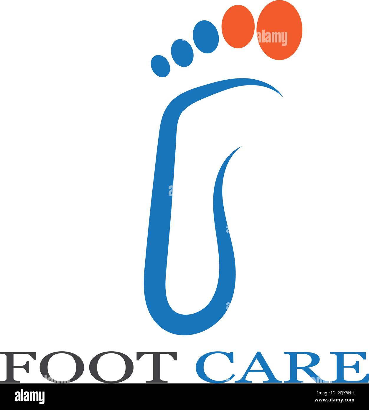 foot Logo Template vector icon illustration design Stock Vector Image ...