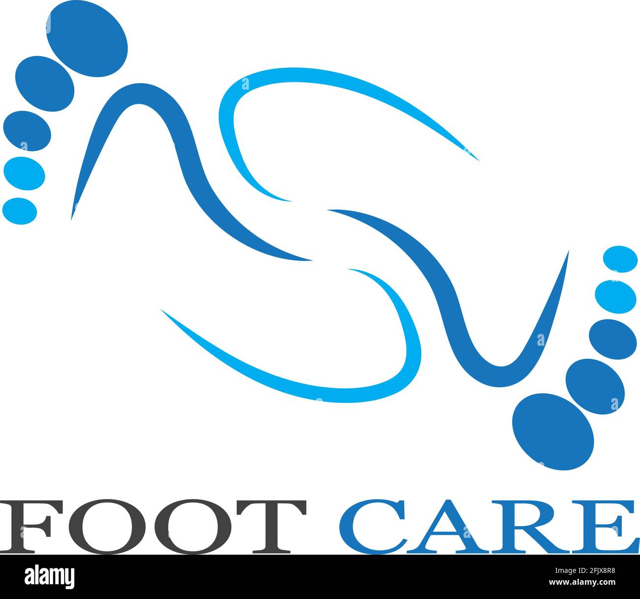 foot Logo Template vector icon illustration design Stock Vector Image ...