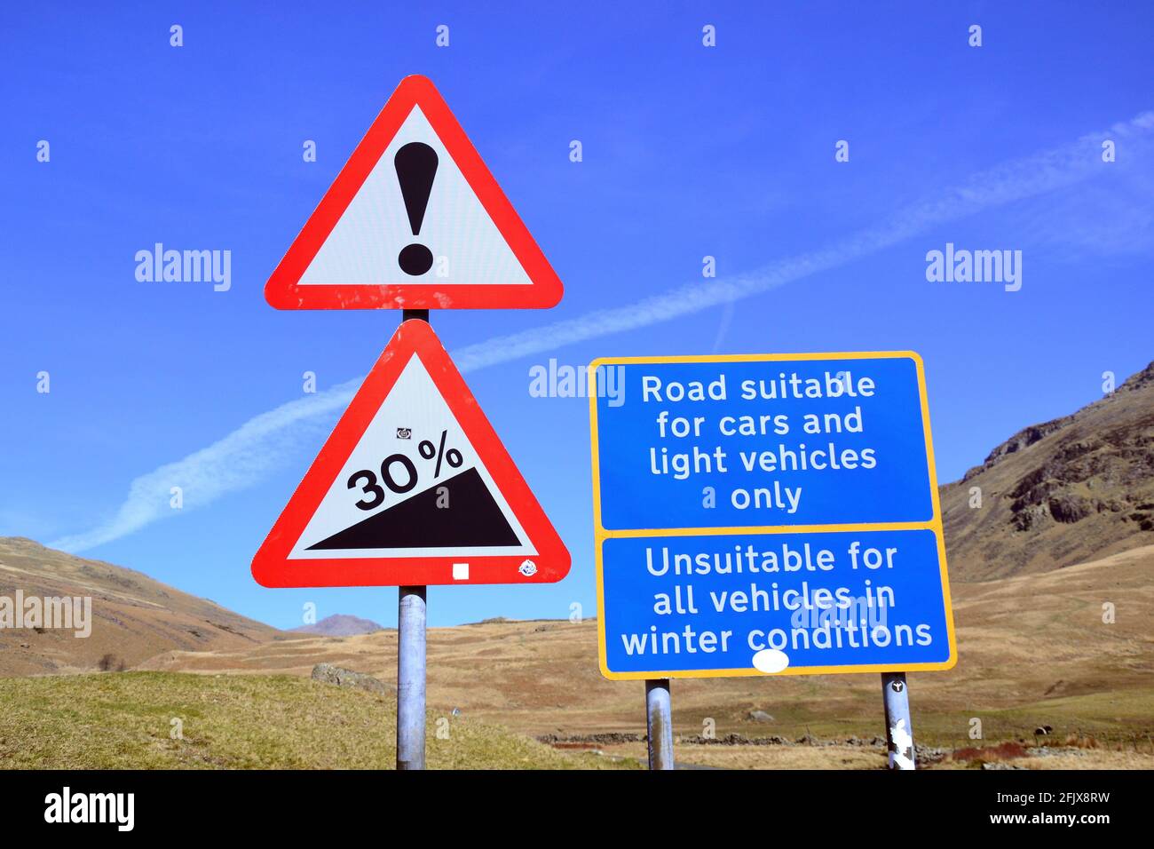 Hardknott pass road hi-res stock photography and images - Alamy