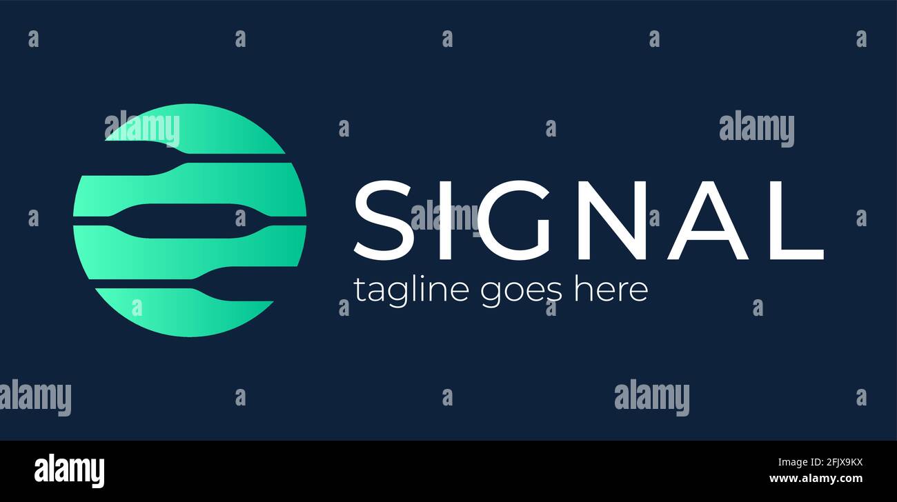 Circle single logo. Circle signal for logo design concept, very ...