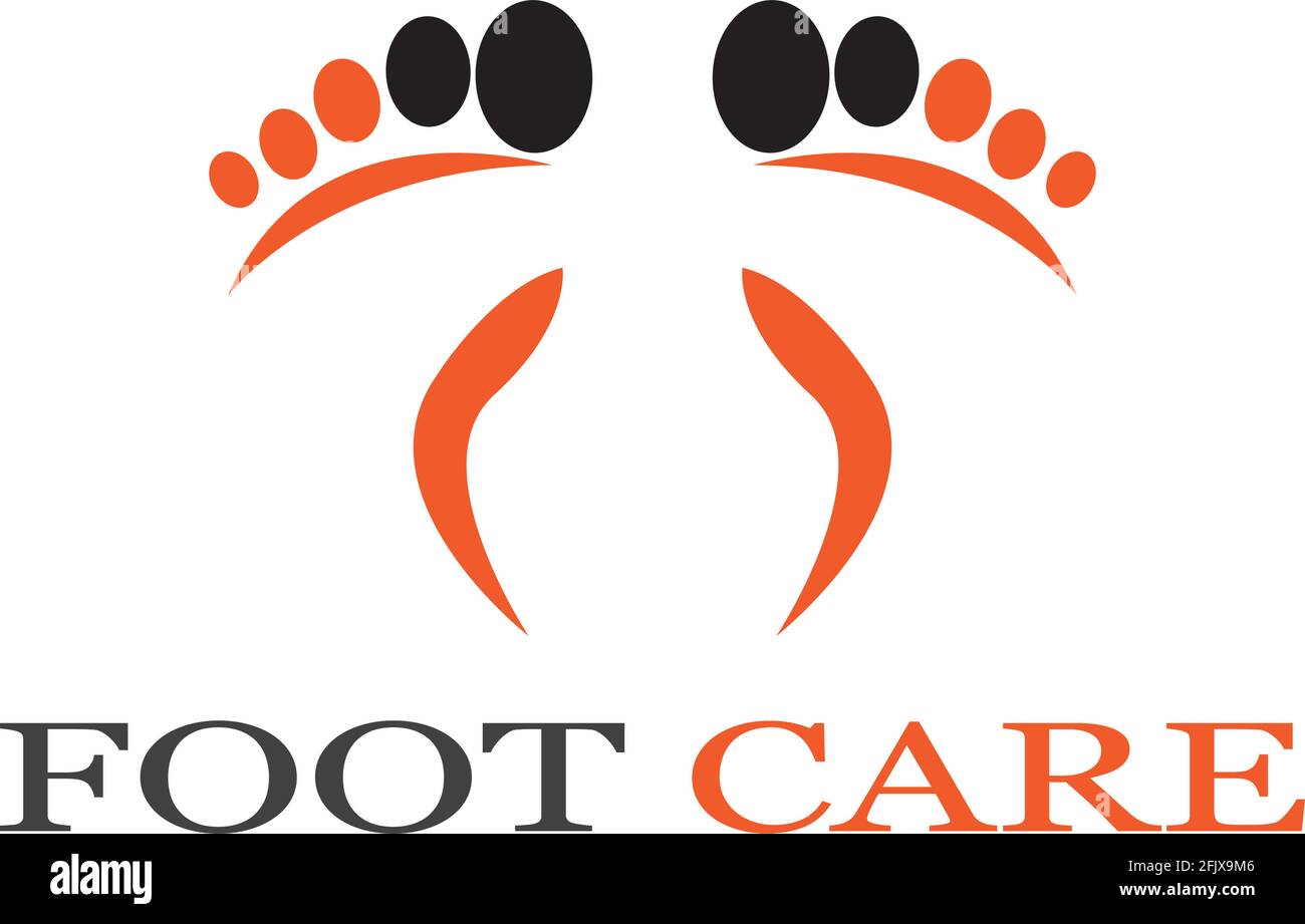 foot Logo Template vector icon illustration design Stock Vector Image ...