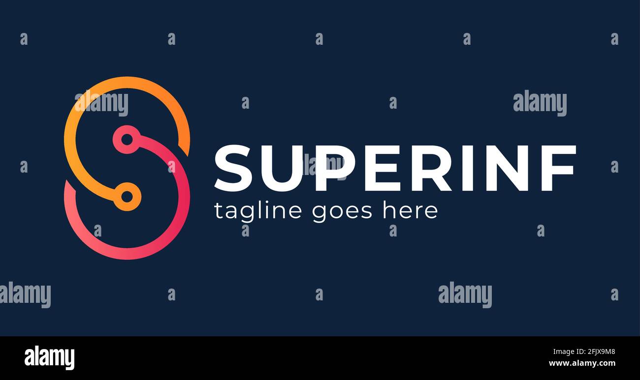 Infinity Letter S Logo. Infinity Technology Network Abstract Logo ...