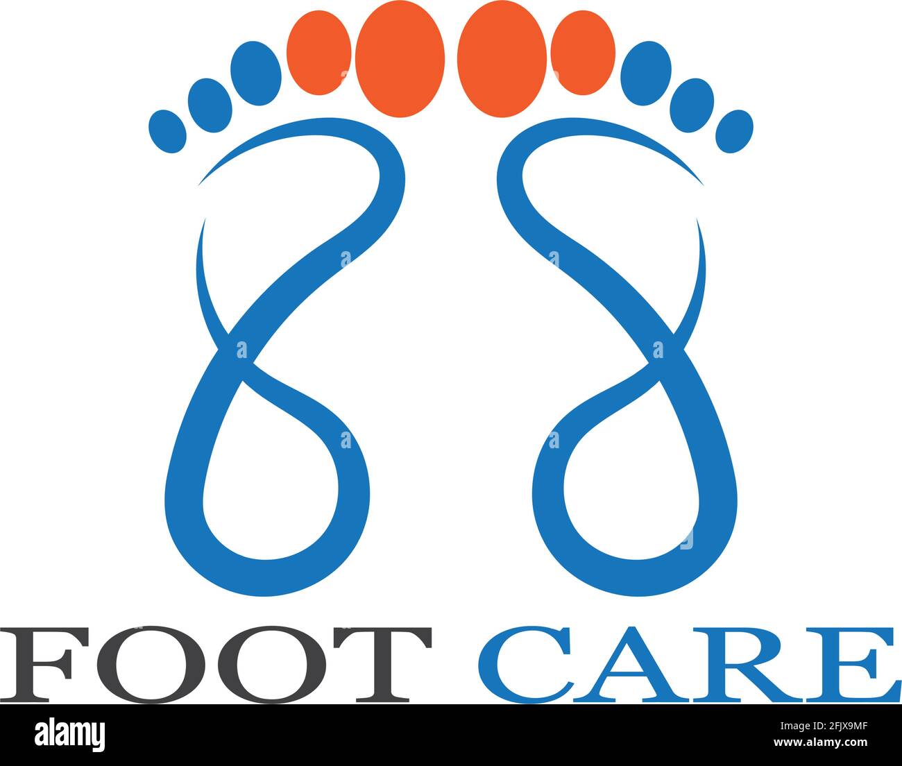 foot Logo Template vector icon illustration design Stock Vector Image ...