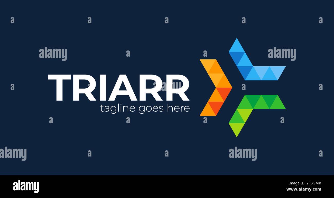 Arrow logistic logo. Vector Transport logistic logo of express arrow ...