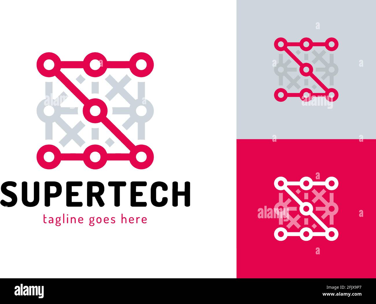 Technology letter s logo. Abstract tech logo. Letter S logotype. Simple ...