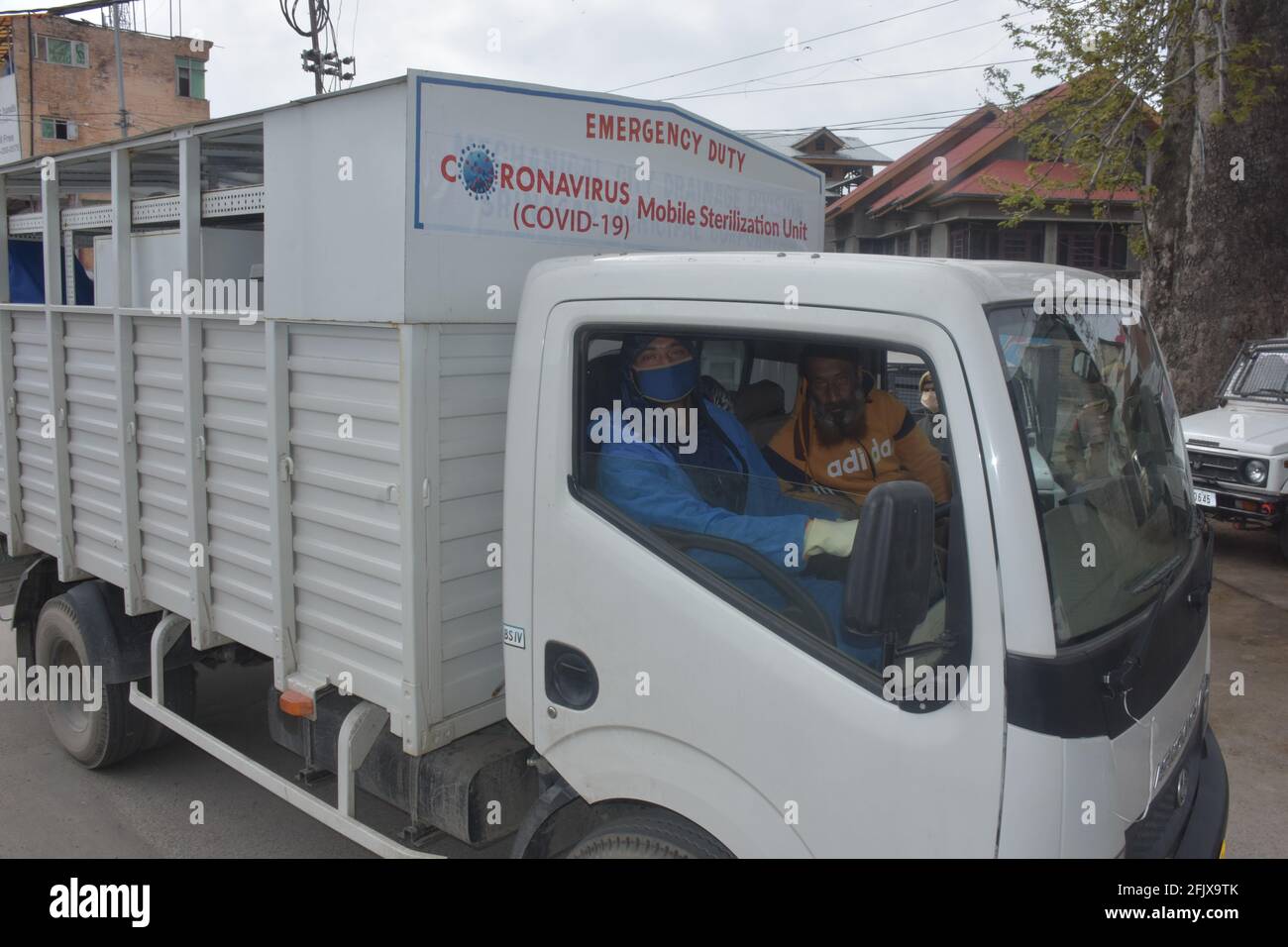 Srinagar, Jammu and kashmir India 07 August 2020. Kit wearing frontline ...