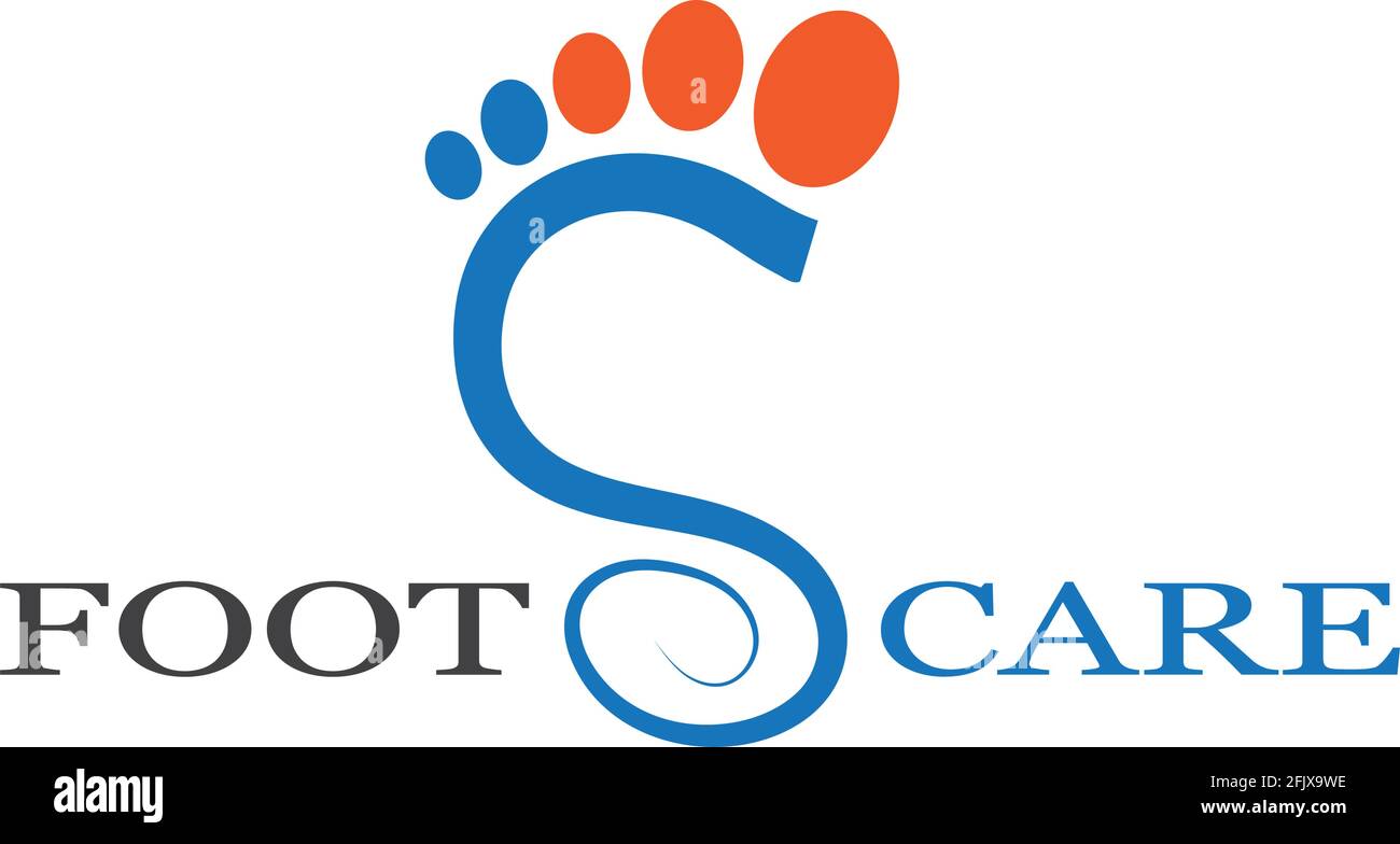 foot Logo Template vector icon illustration design Stock Vector Image ...