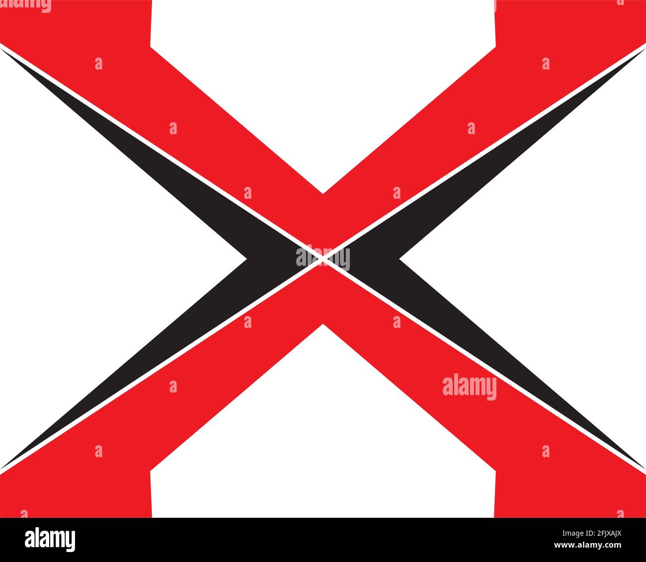X Letter Logo Template vector icon illustration design Stock Vector ...