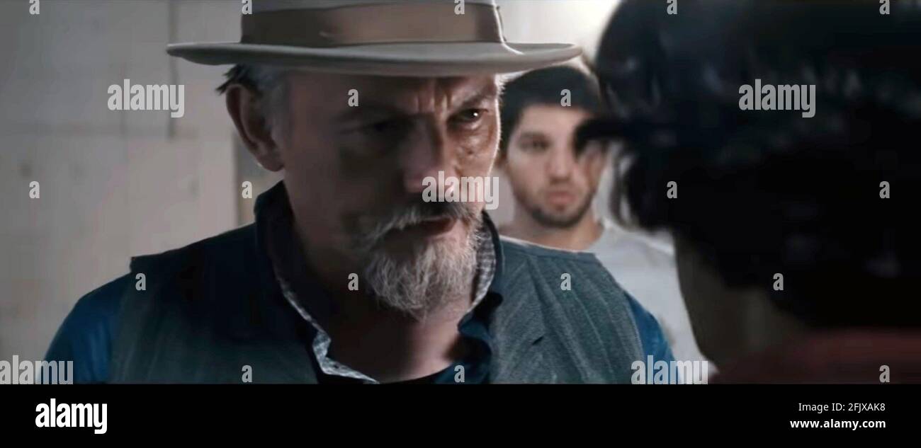 AMERICAN FIGHTER, from left: Tommy Flanagan, George Kosturos, 2019 ...