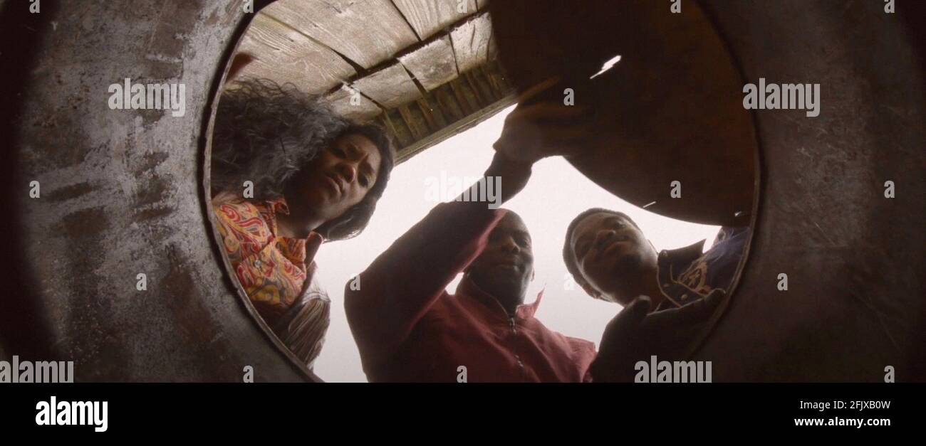 DEATH RANCH, from left: Faith Monique, Travis Cutner, Deiondre Teagle ...