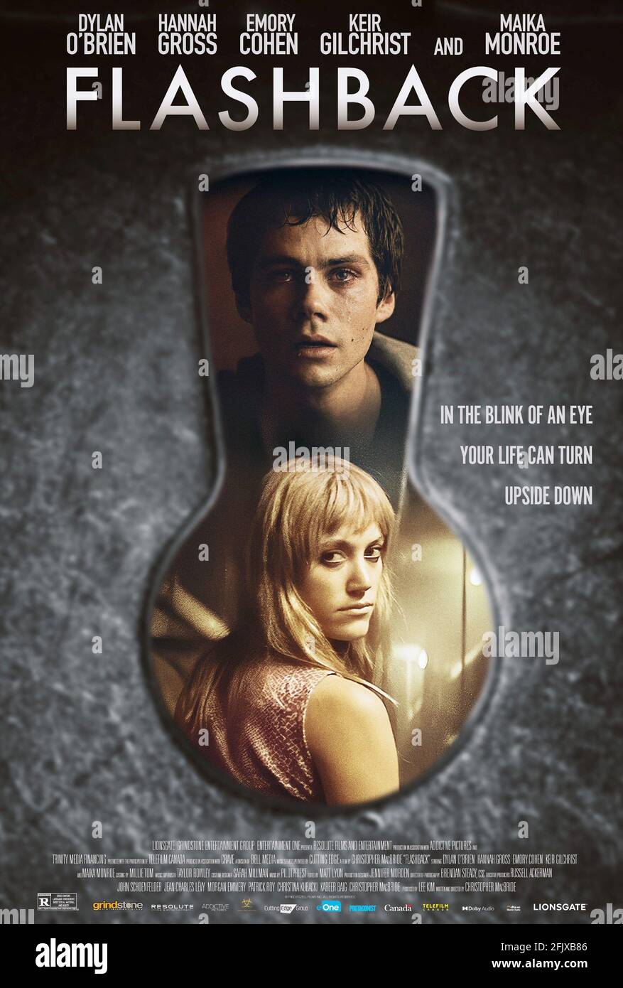 FLASHBACK, (aka THE EDUCATION OF FREDRICK FITZELL), US poster, from top ...