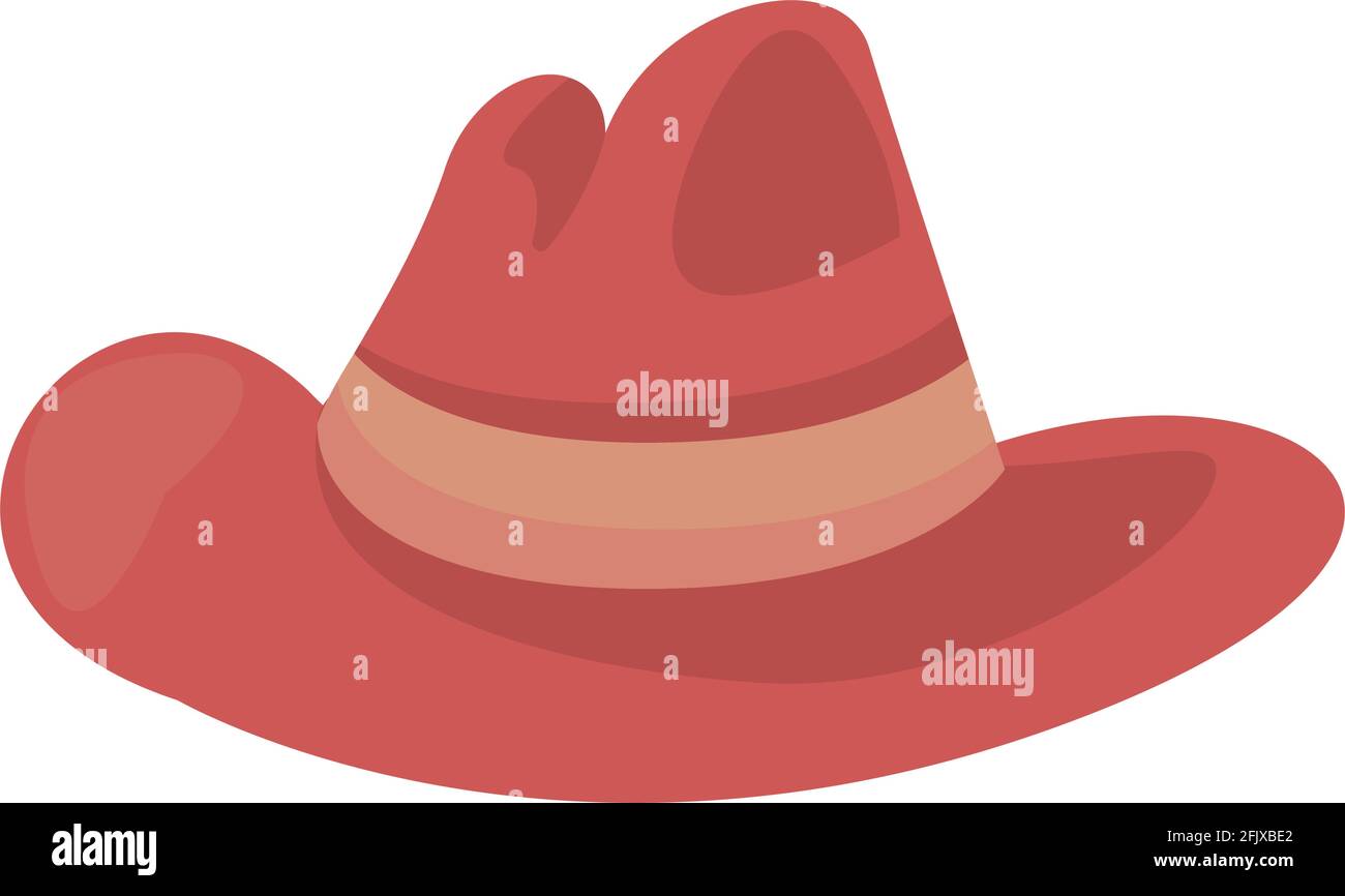 elegant red hat Stock Vector Image & Art - Alamy