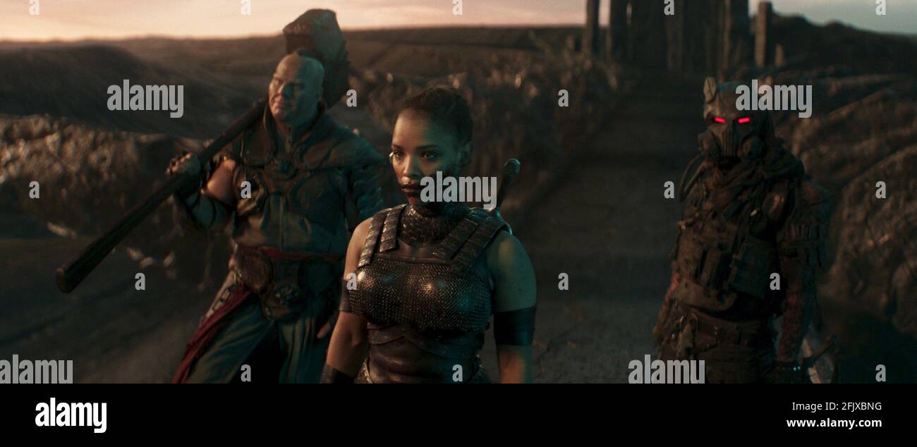 MORTAL KOMBAT, from left: Nathan Jones, Sisi Stringer, Daniel Nelson ...