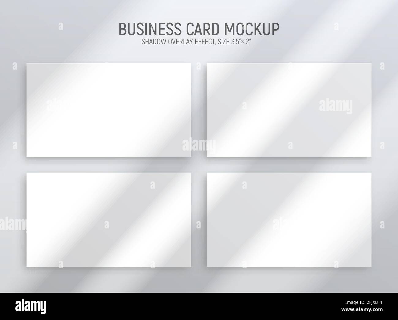 Horizontal Business Cards Set Stock Vector Image & Art - Alamy