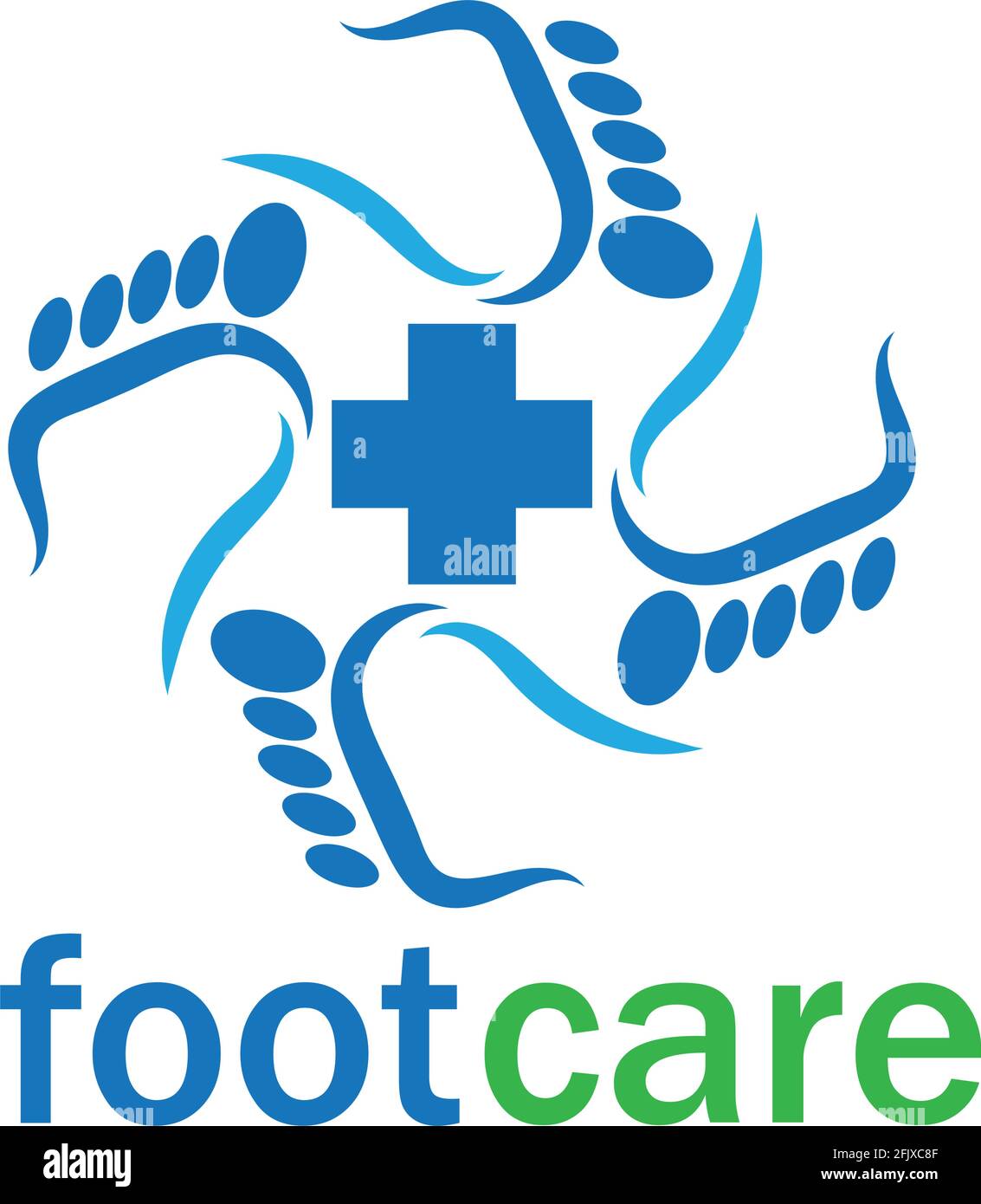 foot Logo Template vector icon illustration design Stock Vector Image ...