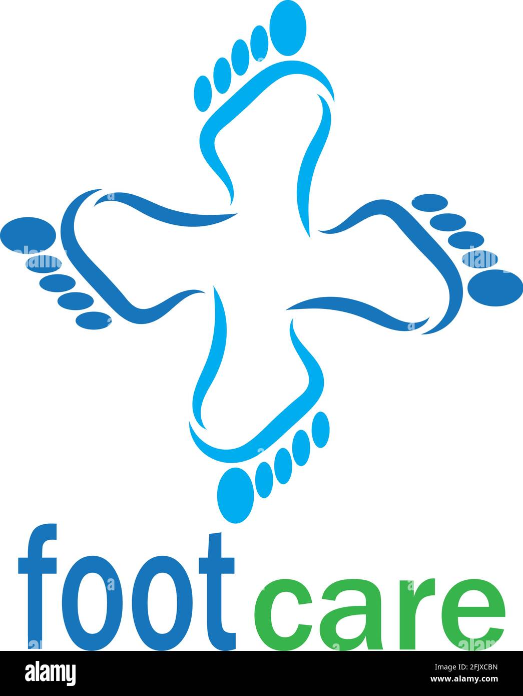foot Logo Template vector icon illustration design Stock Vector Image ...