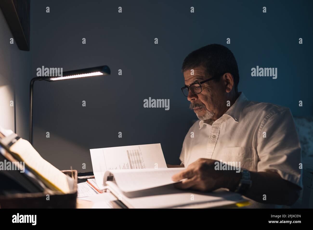 Business man working from home Stock Photo - Alamy