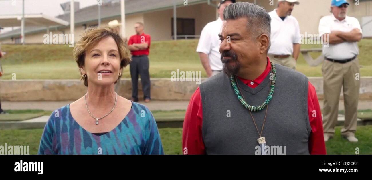 WALKING WITH HERB, from left: Kathleen Quinlan, George Lopez, 2021 ...