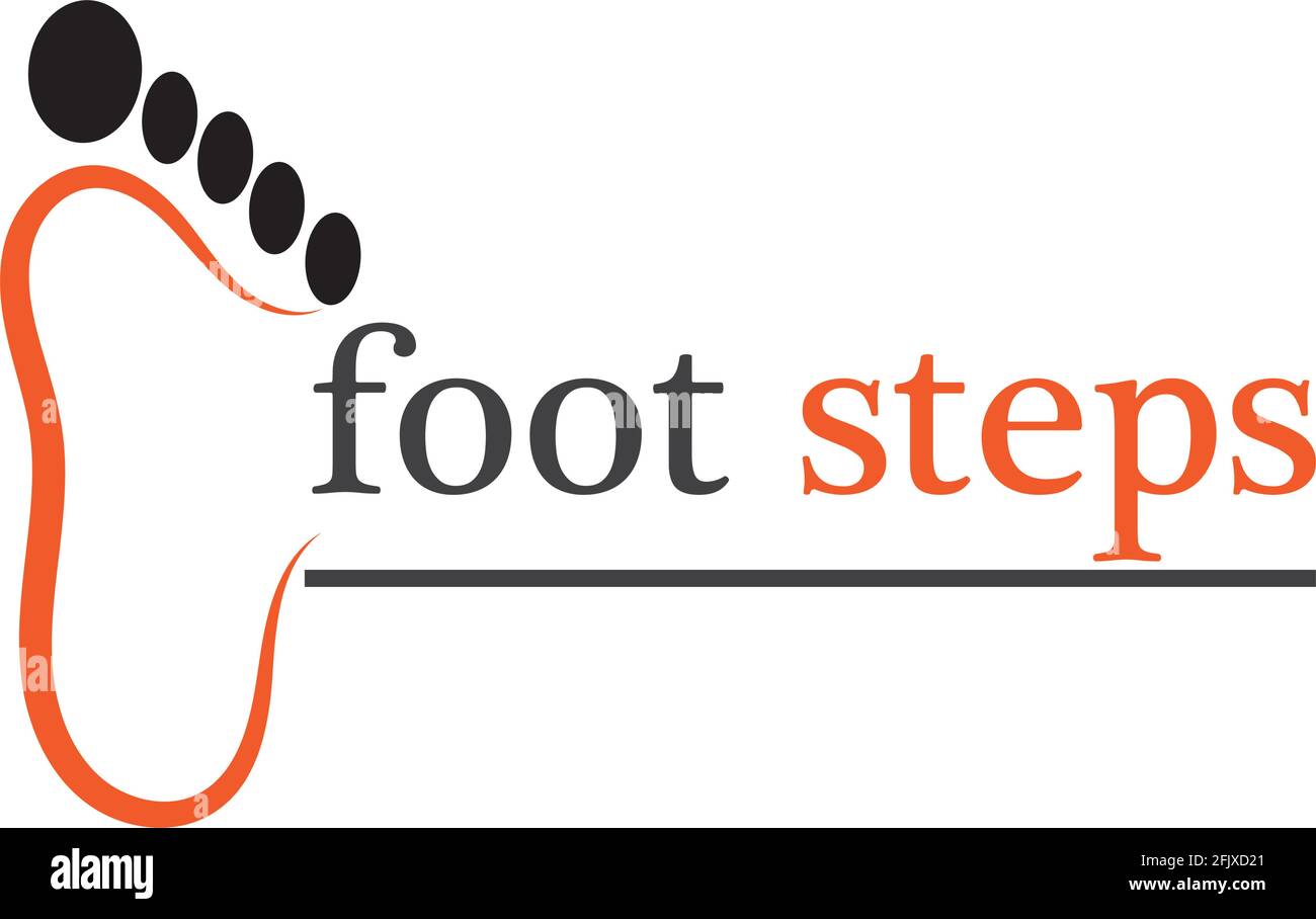foot Logo Template vector icon illustration design Stock Vector Image ...