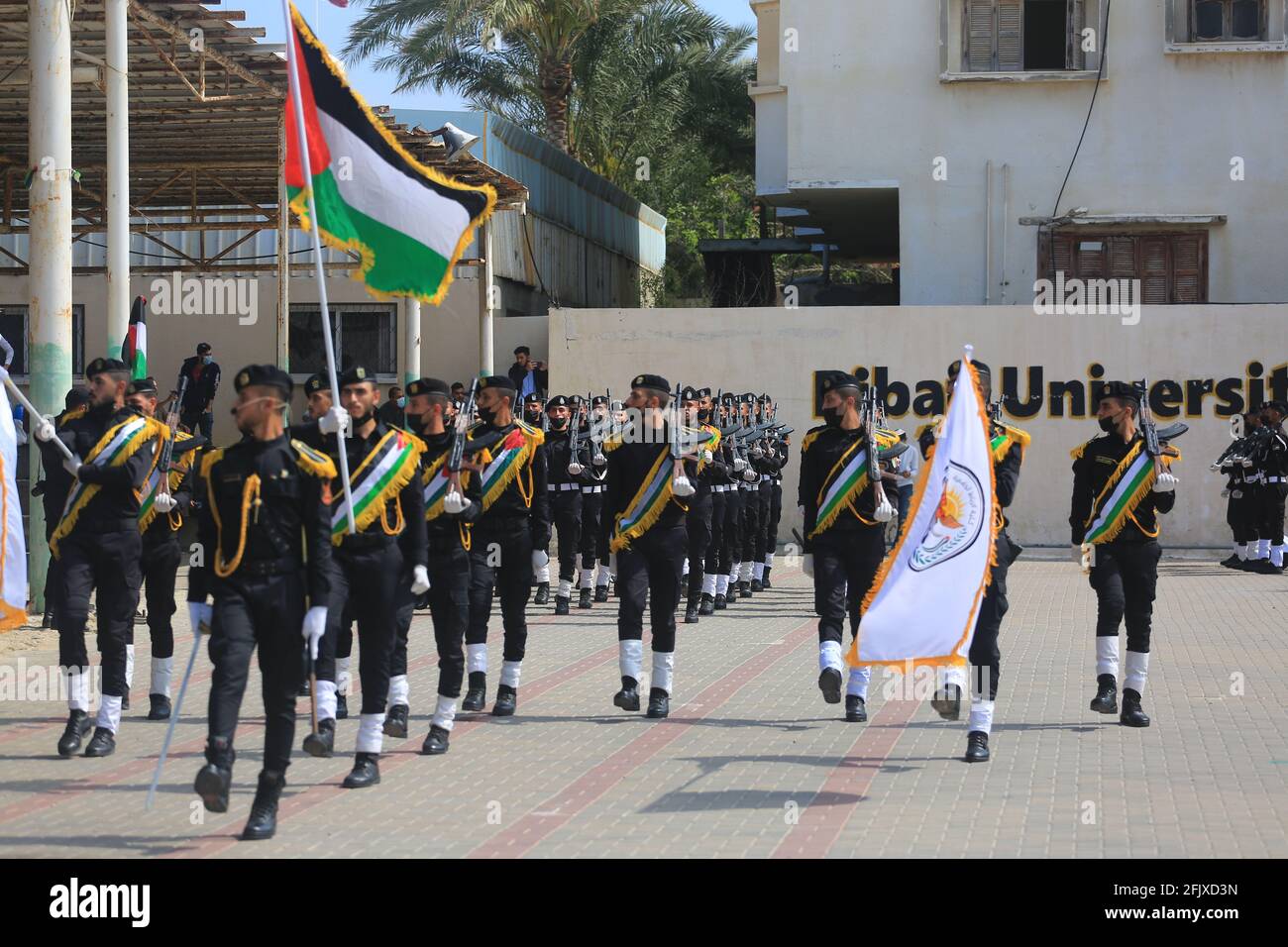 Gaza City, The Gaza Strip, Palestine. 26th Apr, 2021. Palestinian ...