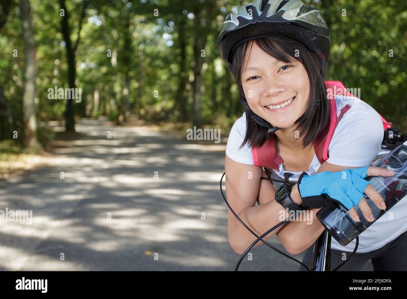 Asian girl taking rest hi-res stock photography and images - Alamy
