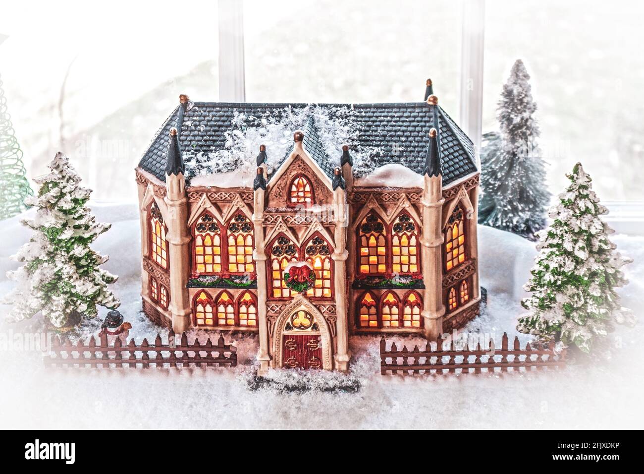 Model village christmas hi-res stock photography and images - Alamy