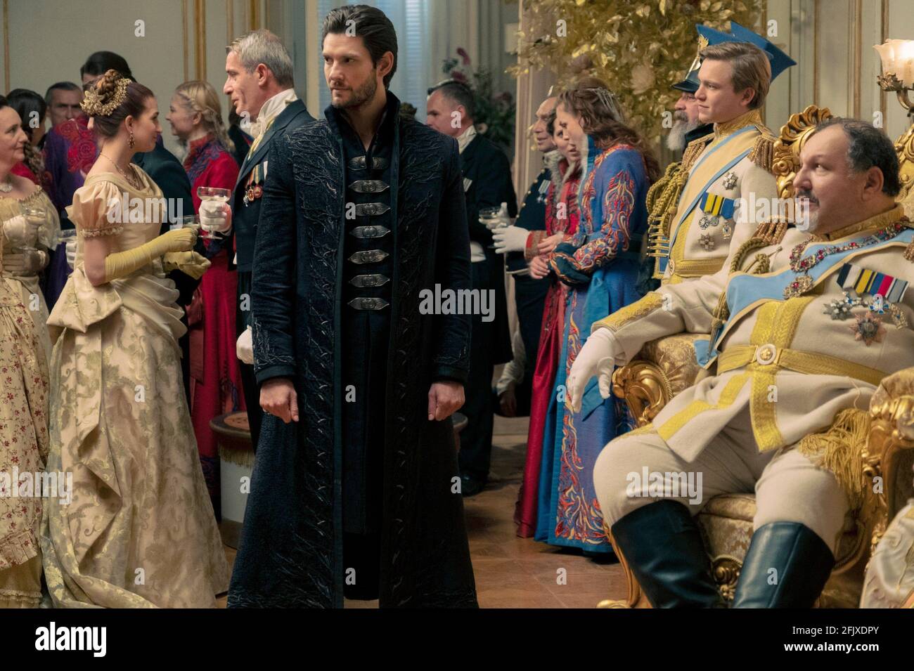 SHADOW AND BONE, from left: Ben Barnes, George Parker, David Verrey ...