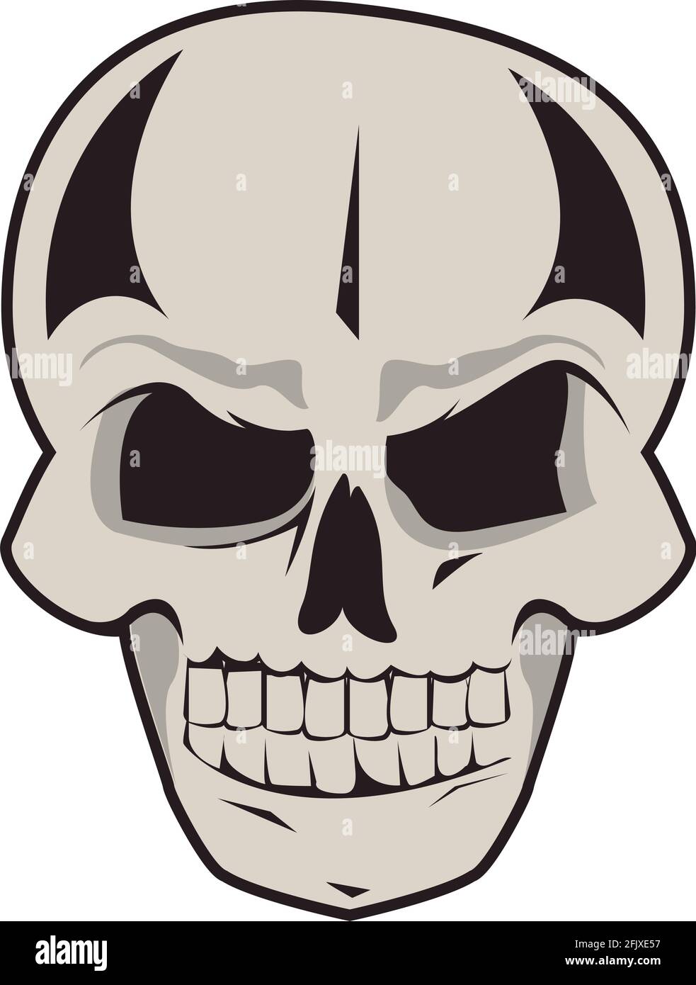 skull head icon Stock Vector Image & Art - Alamy