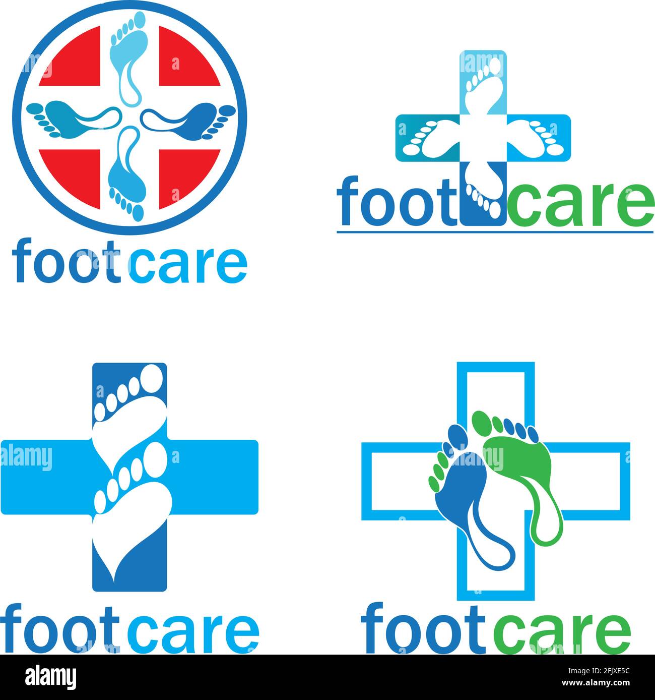 foot Logo Template vector icon illustration design Stock Vector Image ...